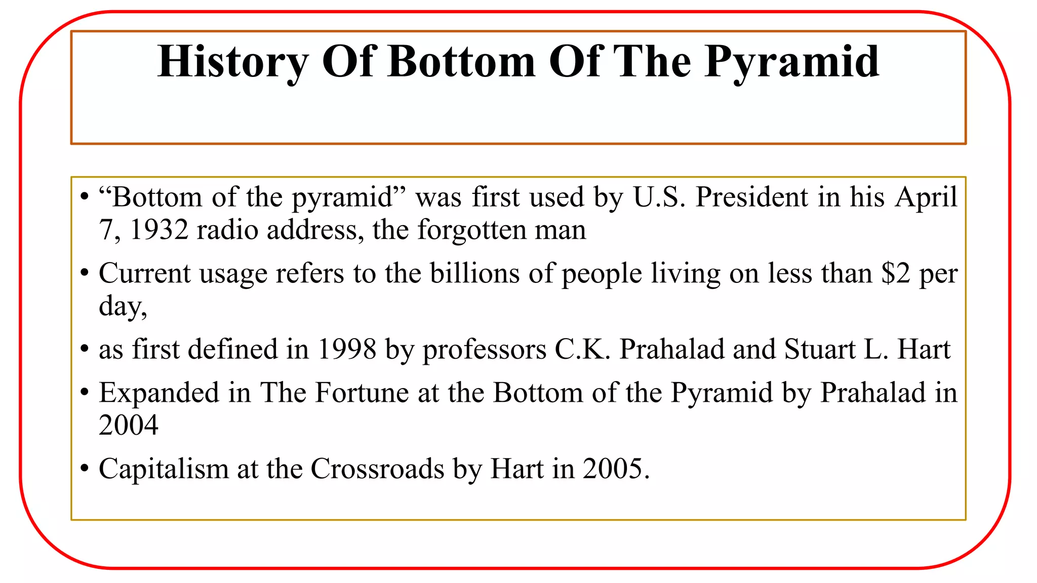 bottom of the pyramid(Bop) | PPTX