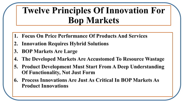bottom of the pyramid(Bop) | PPT