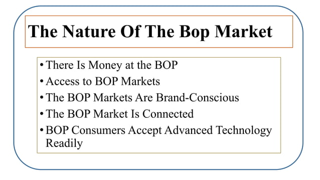 bottom of the pyramid(Bop) | PPT