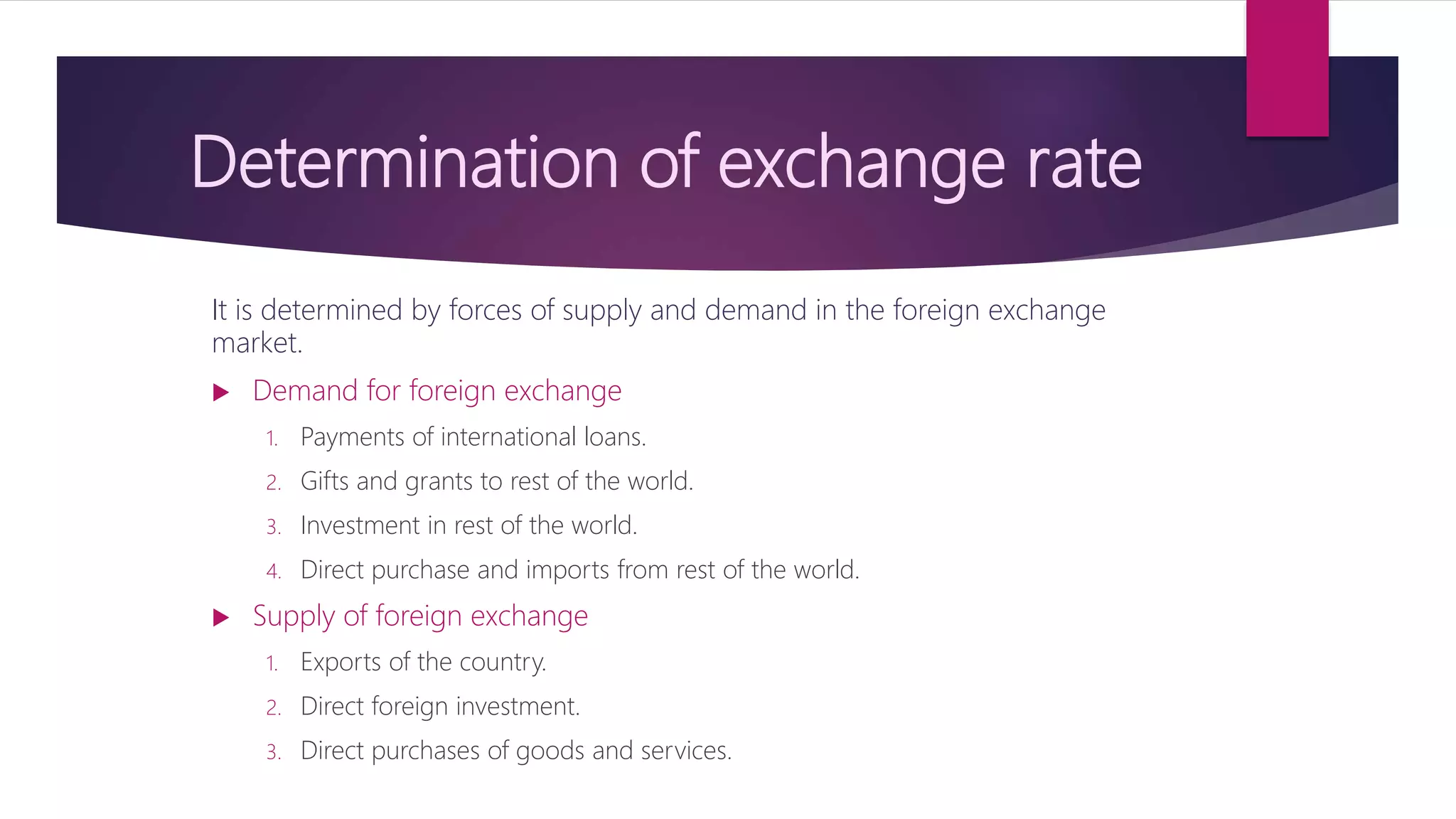 Balance of payment & exchange rate | PPTX