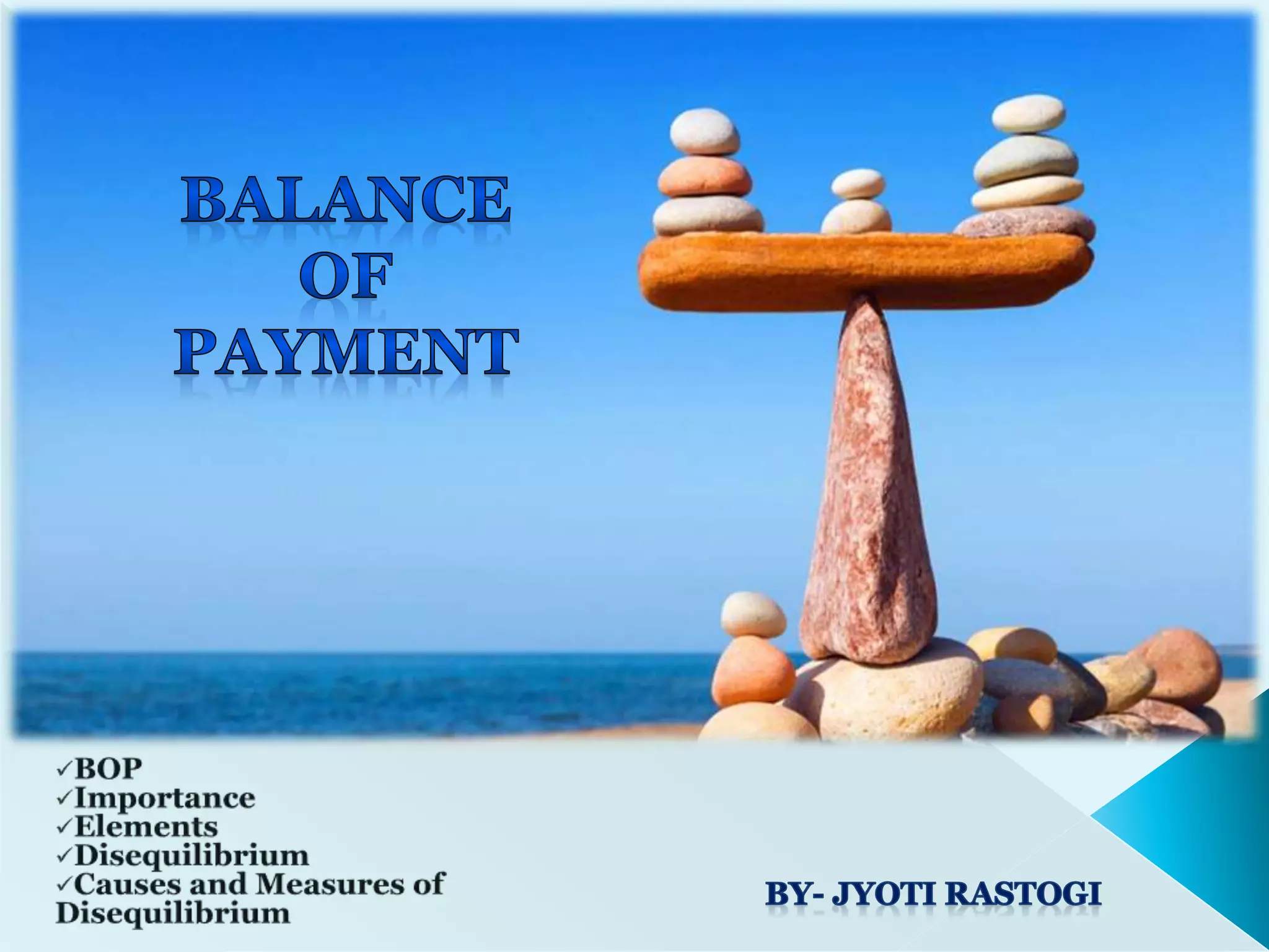 BALANCE OF PAYMENT | PPTX