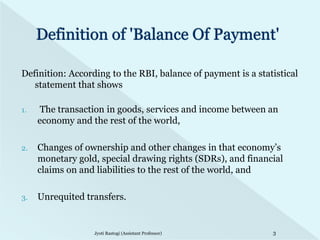 BALANCE OF PAYMENT | PPTX