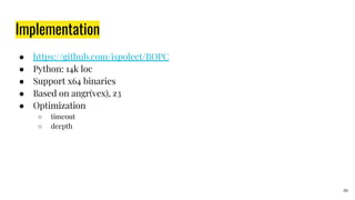 [Bop] Block Oriented Programming Automating Data-only Attacks | PDF | Programming Languages ...