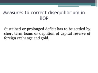 Balance of Payment Disequilibrium and Causes | PPTX