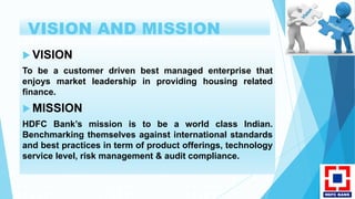 HDFC BANK PROJECT | PPT