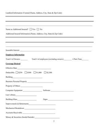 Bop Questionnaire | PDF