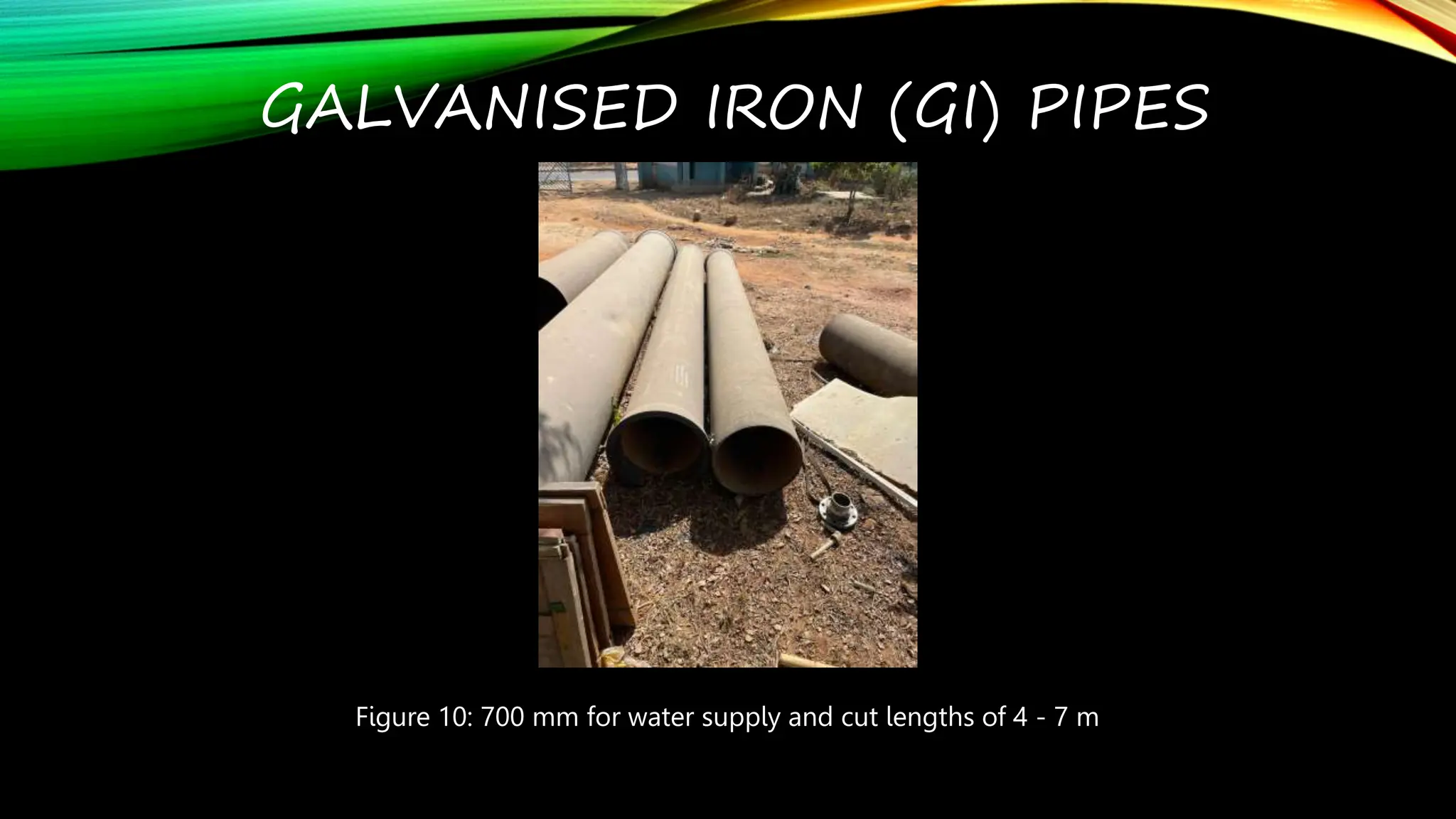 TYPES OF PIPES MATERIALS AND METERS FOR WATER SUPPLY AND DISTRIBUTION.pptx