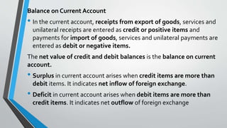 Balance of Payment | PPTX
