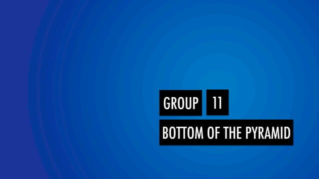 Bottom of the Pyramid Analysis | PDF