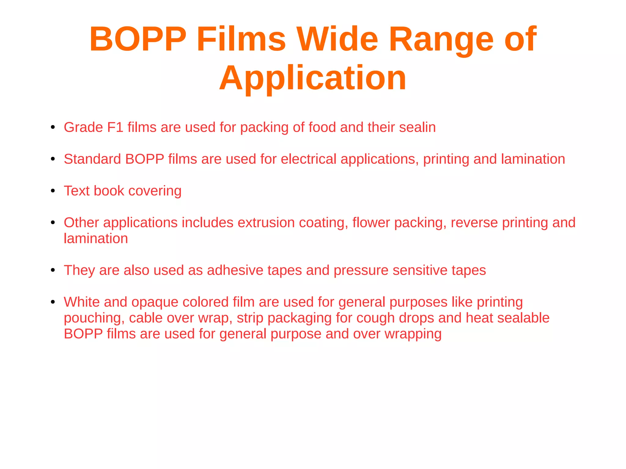 Bopp films | PDF