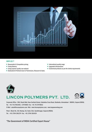 Lincon Polymers Private Limited, Ahmedabad, PP Woven Sacks | PDF