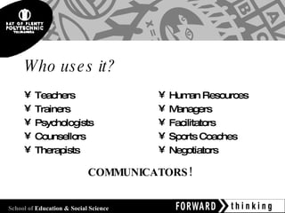 A Teacher-Librarians Guide to Neuro-Linguistic Programming (NLP) 2000 | PPT