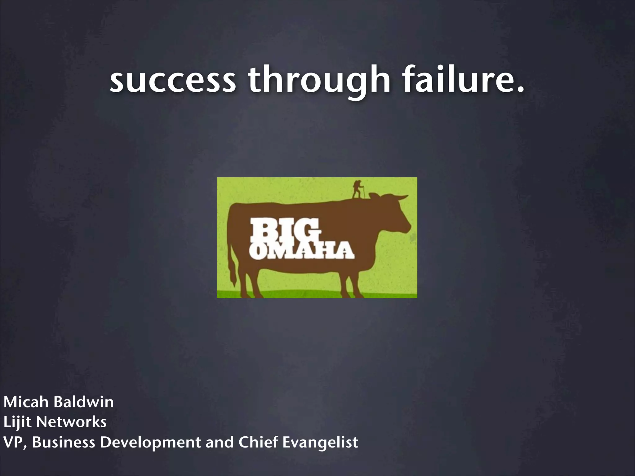 Success Through Failure | KEY