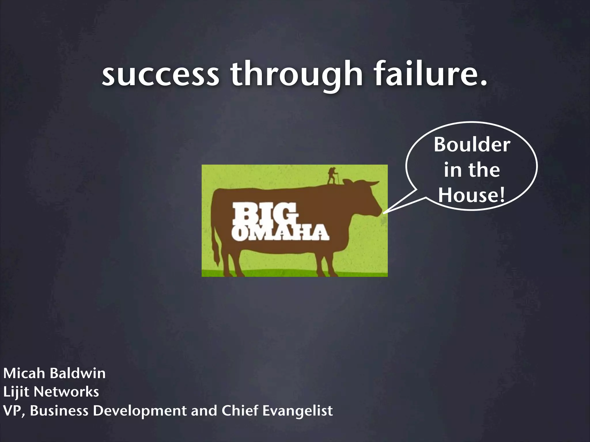Success Through Failure | KEY