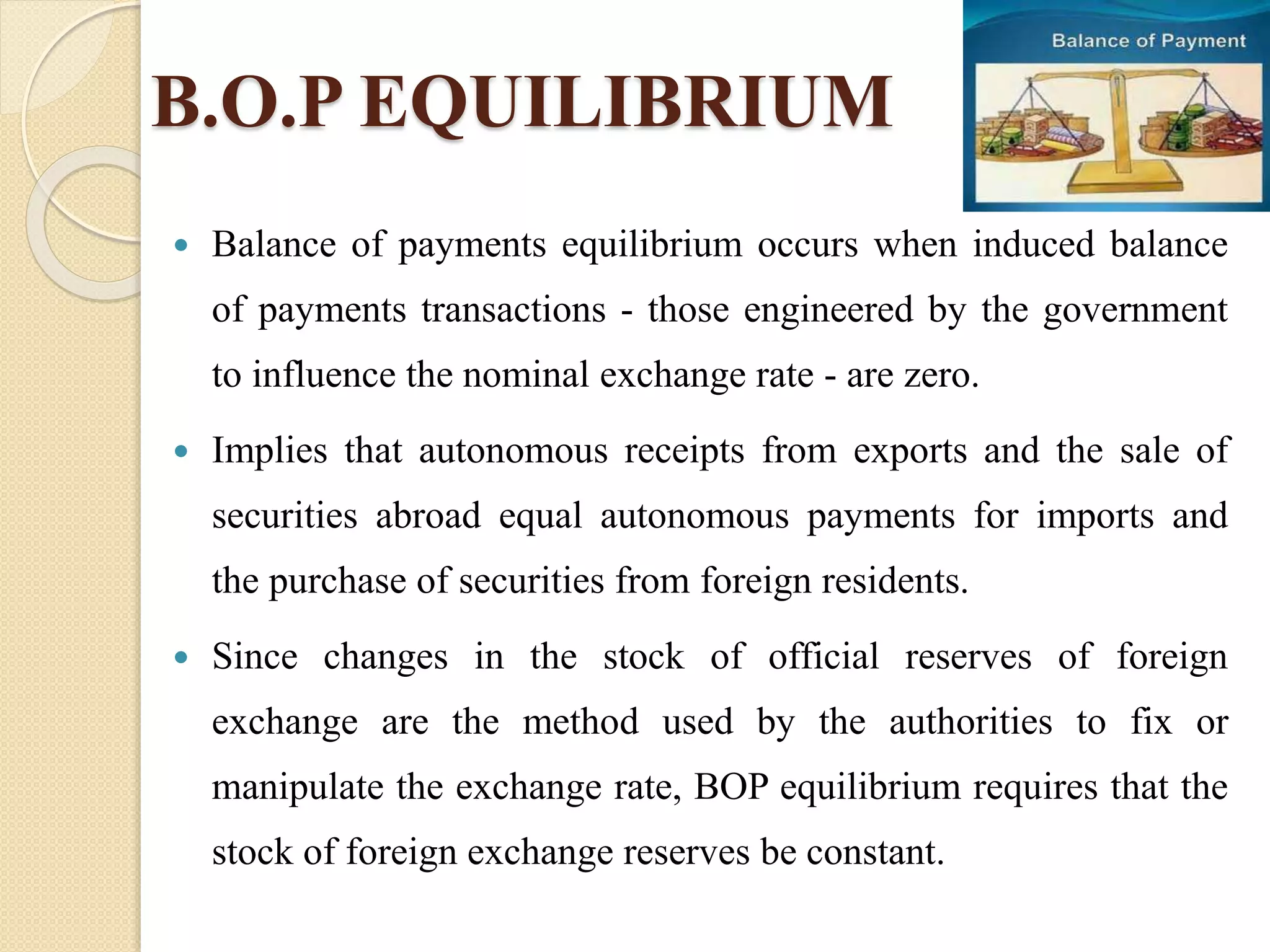 Balance Of Payment | PPTX