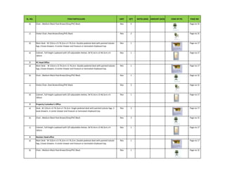 Boq of furniture (be & i project) | PDF | Interior Decorating | Home ...