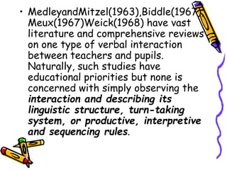 Discourse Analysis Classroom Interaction.ppt