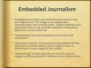 Yrd. Doç. Dr. Bora Bayraktar - Savaş Muhabirliği | PPT