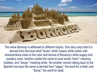 Boracay english version | PPTX