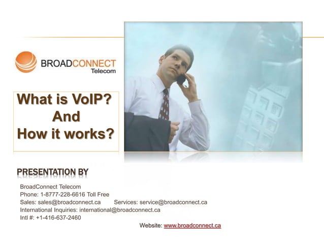 What is VoIP and How it works? | PPTX | Computer Networking | Computing