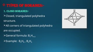 A SEMINAR ON BORANES AND CARBORANES.pptx