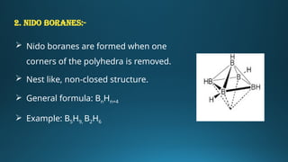 A SEMINAR ON BORANES AND CARBORANES.pptx | Chemistry | Science