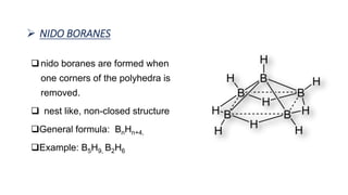 Boranes and carboranes | PPTX