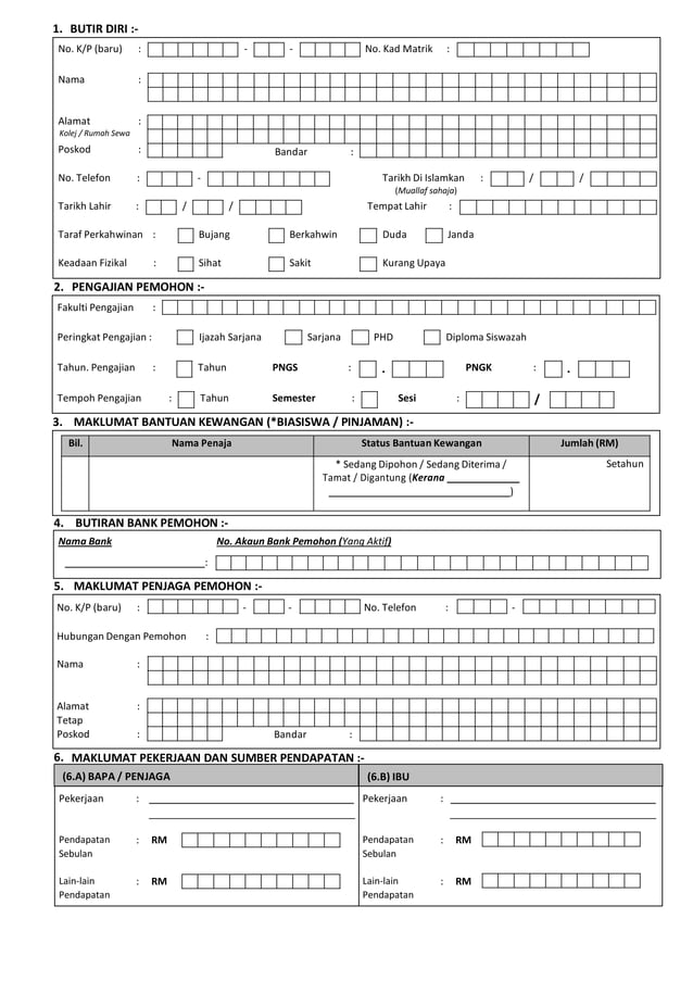 Borang permohonan-zakat-pelajar