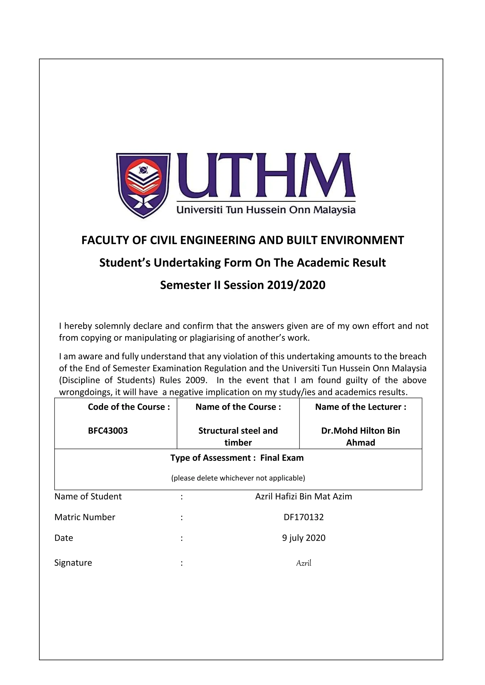 borang aku janji dalam pembinaan123.docx