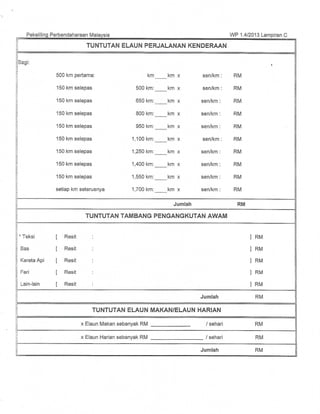 Borang claim spr | PDF