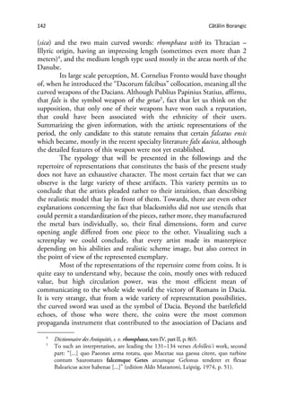 Borangic c. falx dacica. suggestion for dacian curved typess of weapons ...