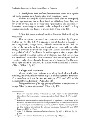 Borangic c. falx dacica. suggestion for dacian curved typess of weapons ...