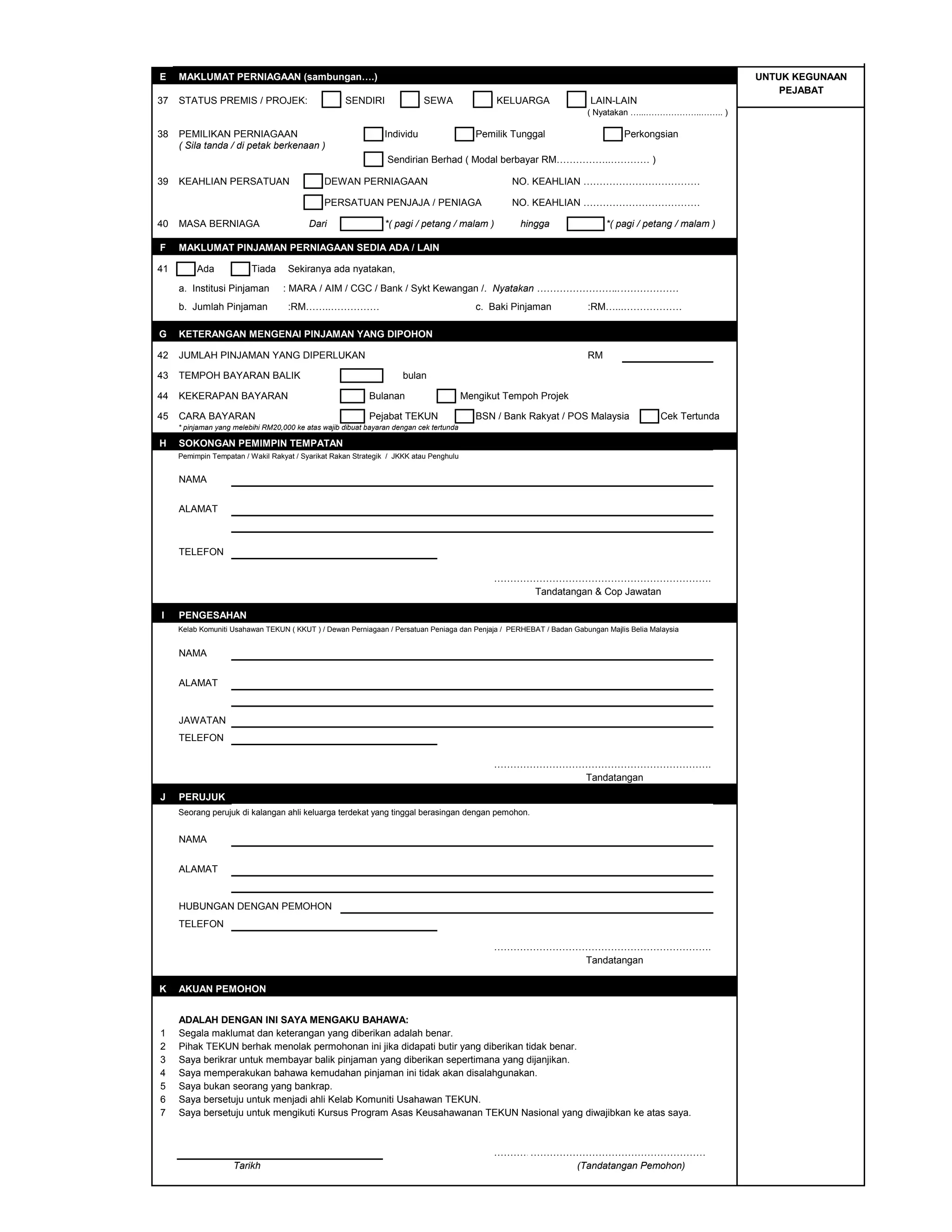Borang jpp02 edisi 2013.pdf.tekun | PDF
