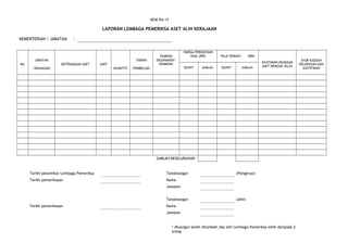Borang kew pa 1 32 word | DOC