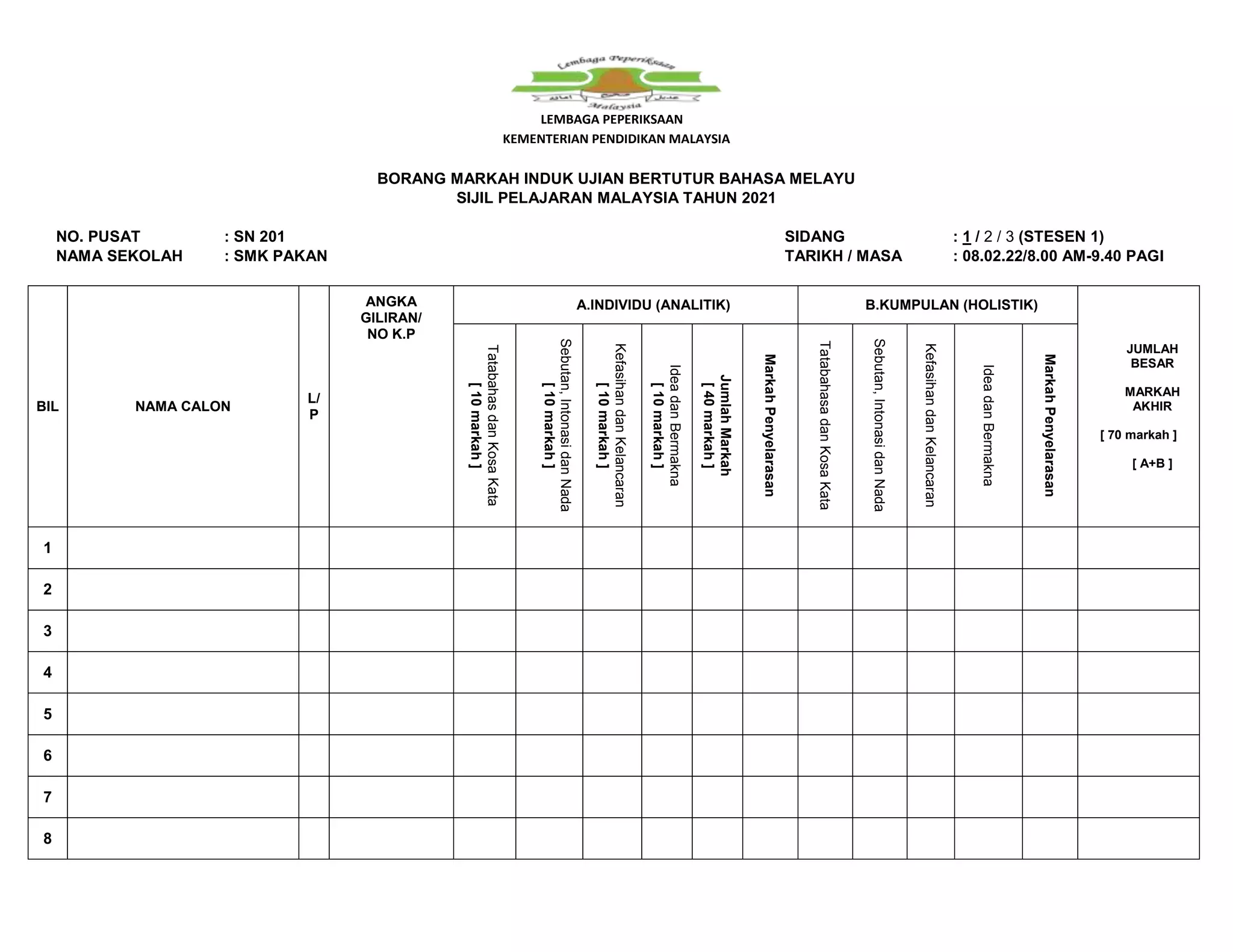 Borang Markah UB BM.docx