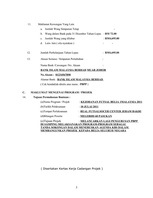 Borang PANDUAN CONTOH MENGISI BORANG PERMOHONAN PERUNTUKAN PROGRAM | PDF Borang PANDUAN CONTOH MENGISI BORANG PERMOHONAN PERUNTUKAN PROGRAM | PDF