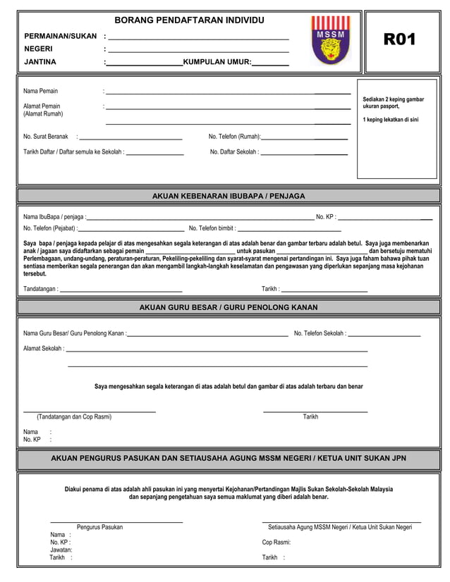 Borang Pendaftaran R01 terkini.doc