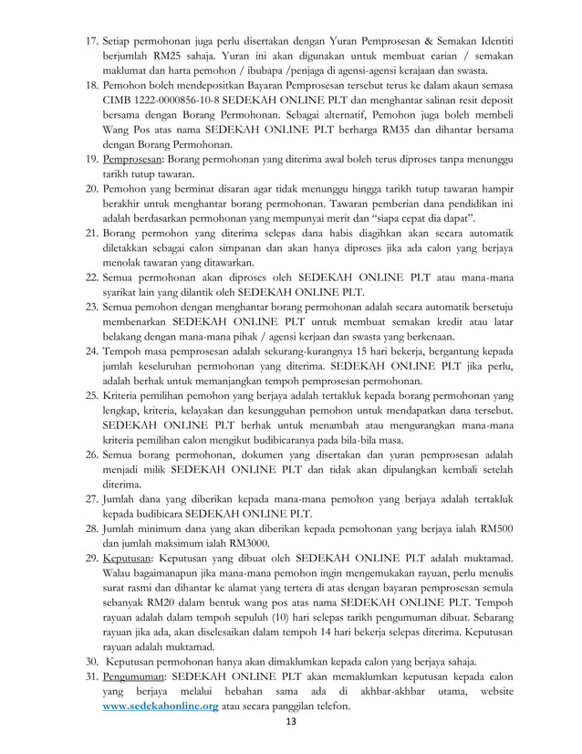 Borang permohonan ipt | PDF