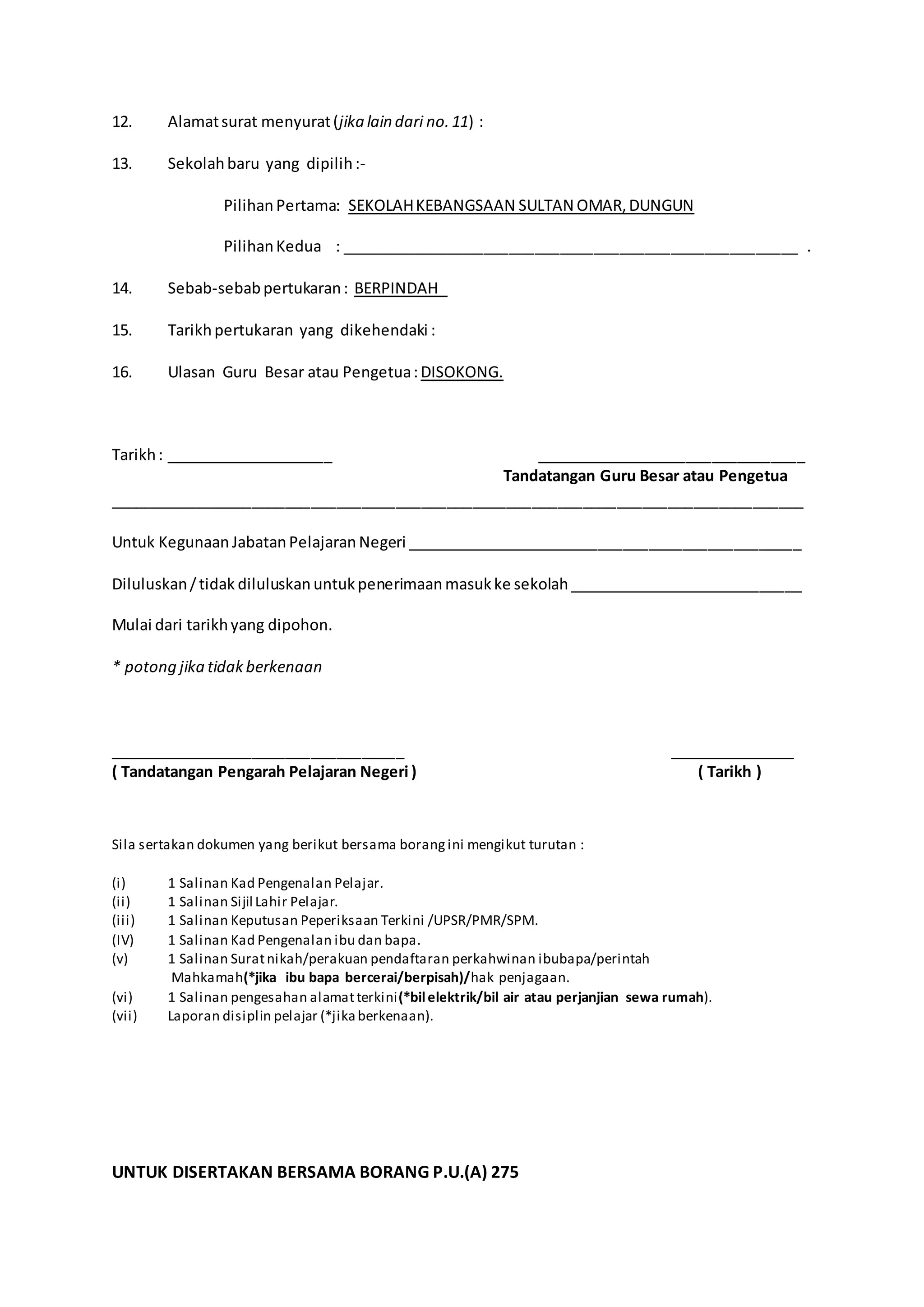 Borang pua 275 (1) | DOCX