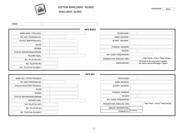 Borang smm v4 kosong | DOCX