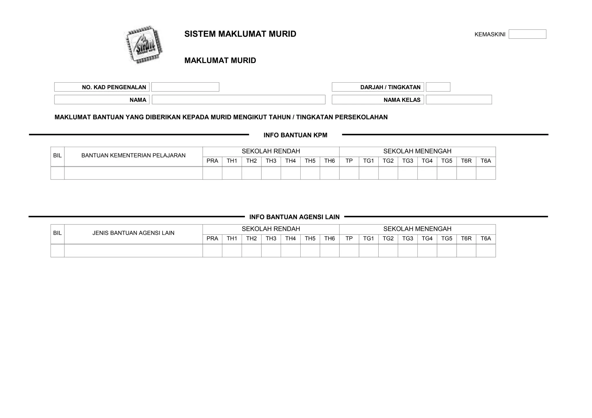 Borang smm v4 kosong | PDF