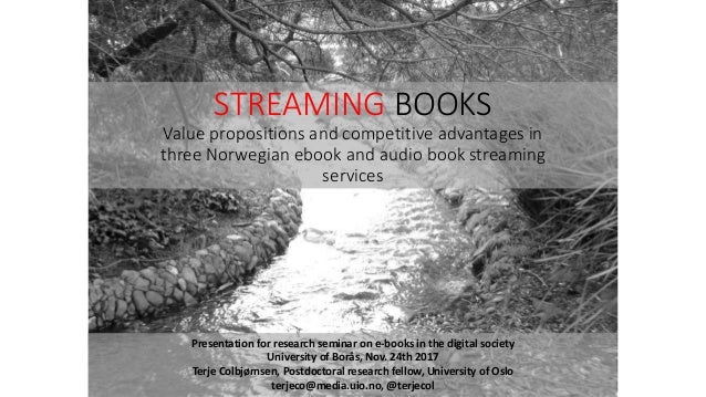 Streaming e-books