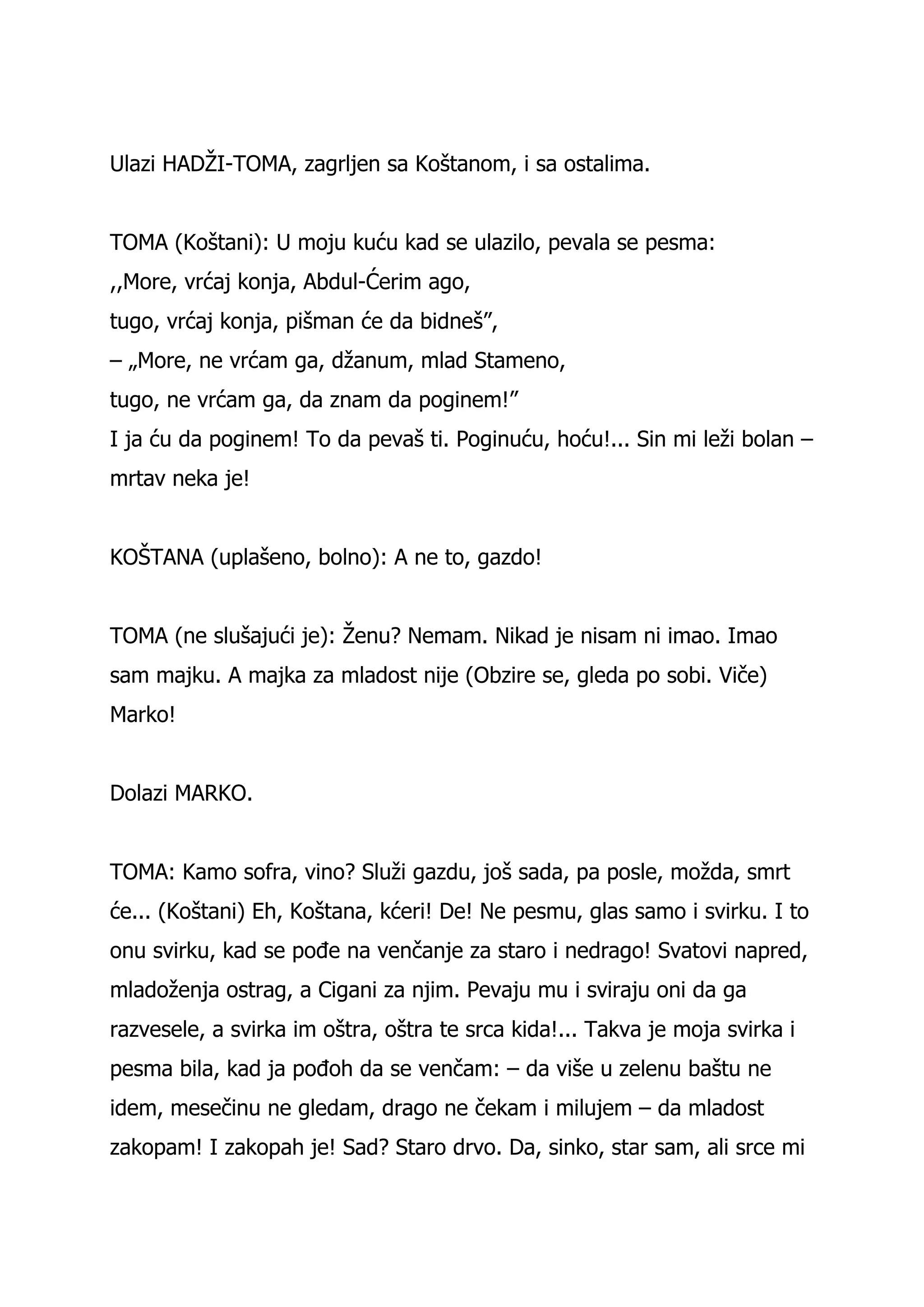 Bora stankovic kostana | PDF