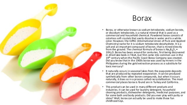 Chemical Symbol For Borax