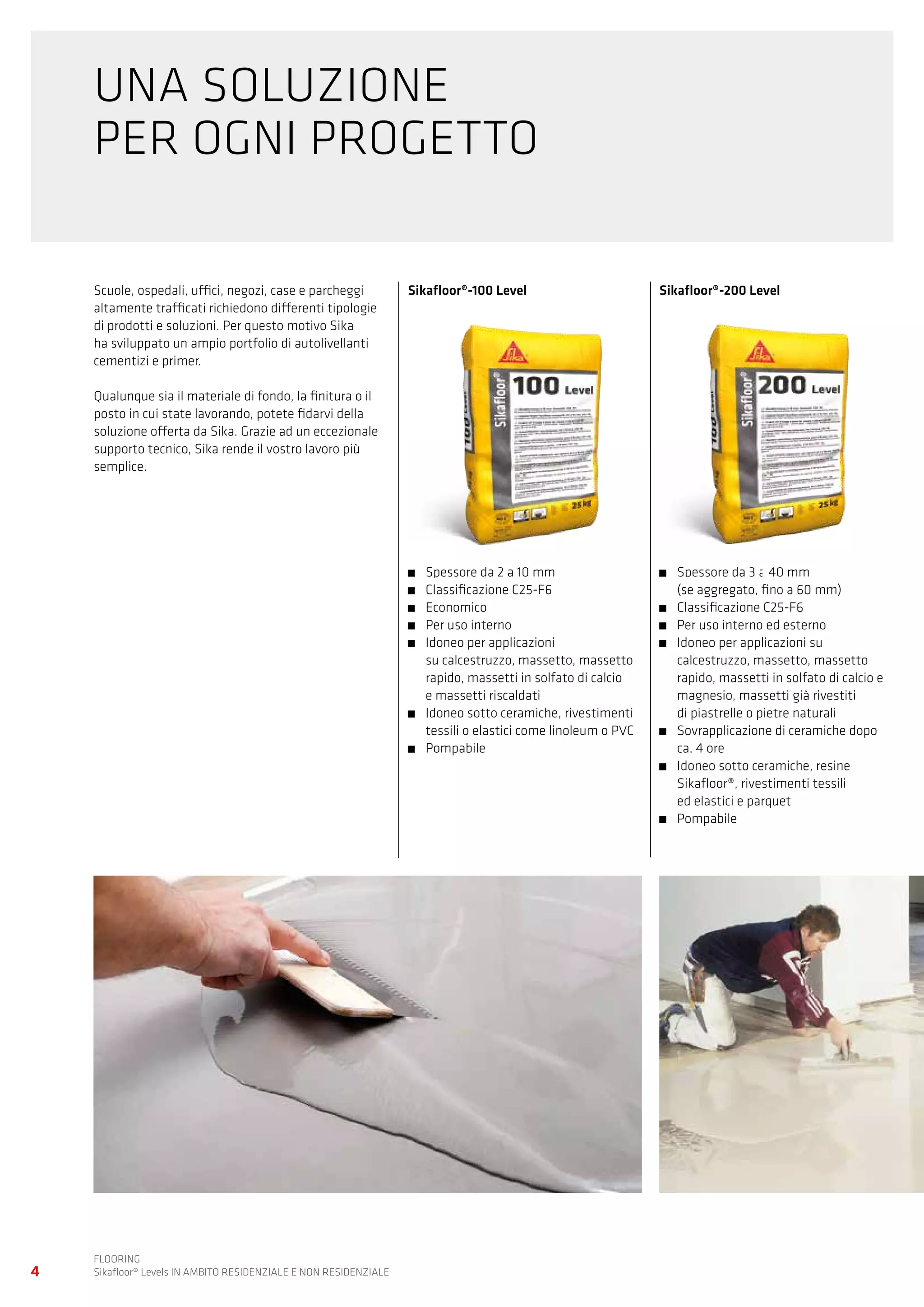 Borchure Sikafloor levels SIKA FLOORING - E=MC2 Ente Mediterraneo ...