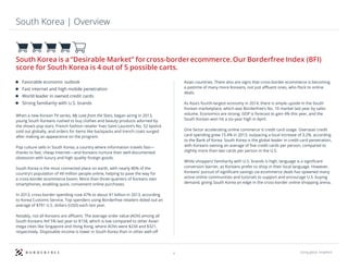 Borderfree - South Korea Country Report | PPT