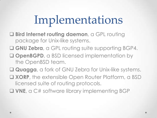 Border Gateway Protocol | PPTX | Computer Networking | Computing