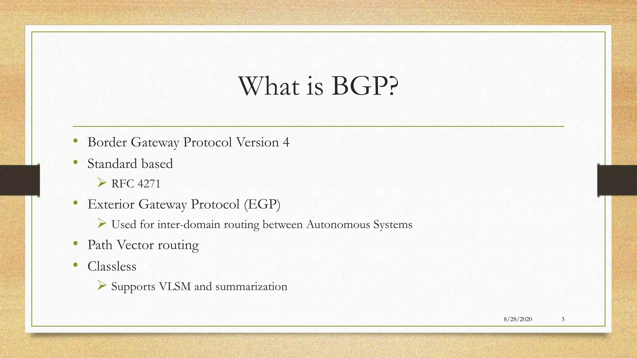 Border Gateway Protocol Pptx Computer Networking Computing