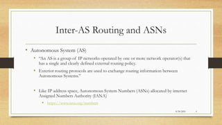 Border gateway protocol | PPTX