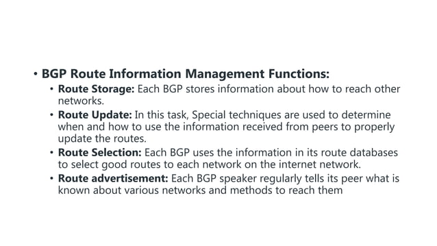 Border Gateway Protocol & IPV6.pptx